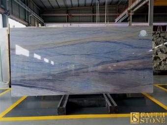 Azul Macaubas Quartzite Stone Azul Imperial Granite Slabs 3cm For ...